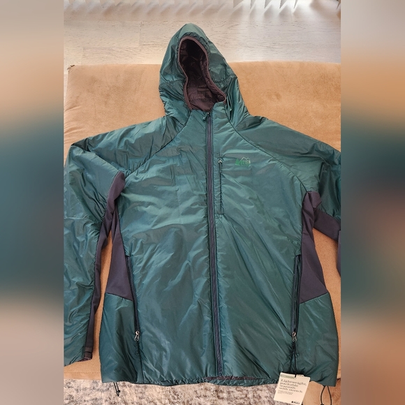 REI | Jackets & Coats | Rei Flash Insulated Hybrid Hoody | Poshmark